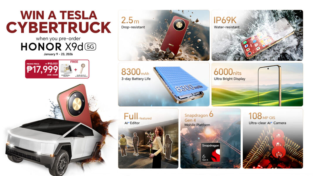 The Toughest Phone HONOR X9d 5G Launched At PHP 17,999 With A Chance To ...